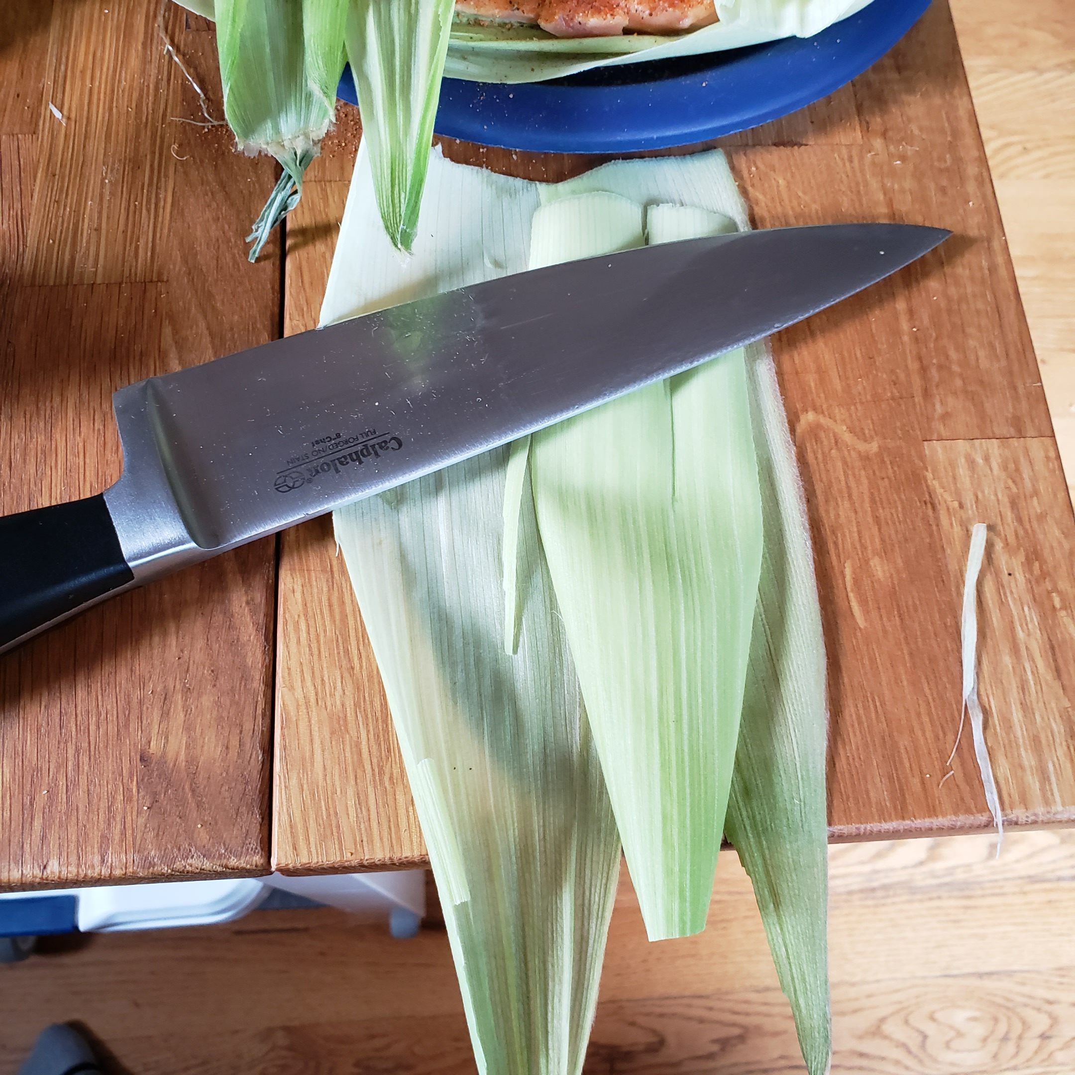 Husk Grilled Fish - Dad Feeds The Fam